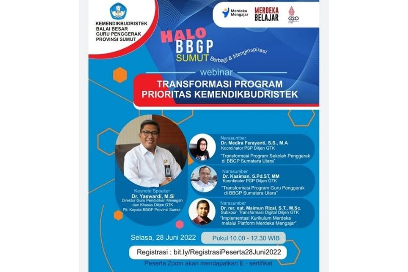 Webinar Halo BBGP Provinsi Sumatera Utara Berkarya dan Menginspirasi ...